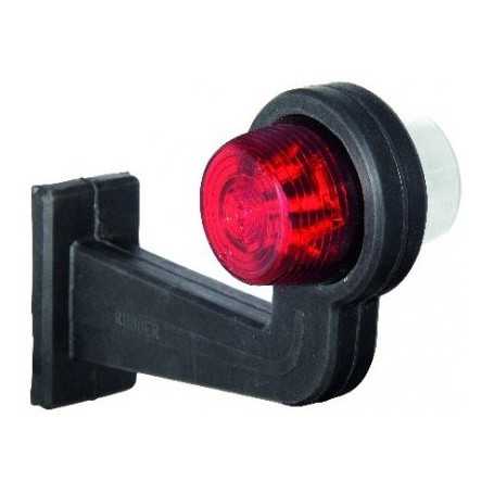 Gylle Deens Breedtepaal groot led rood/wit 10/32v